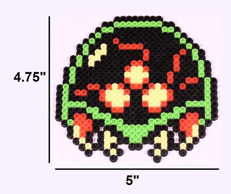 Metroid NES Perler Bead Sprite 8-bit Pixel Art Retro Wall Art & Gamer ...