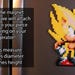 Super Sonic Pixel Bead Sprite | Sonic the Hedgehog | 16-bit Sega ...