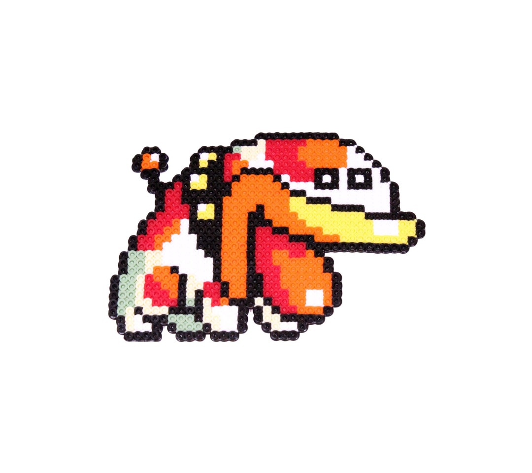 Yoshi's Island Poochy Pixel Art | Perler Bead Design | Mario Bros ...