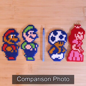 SMB2 Bead Art Collection | Mario Bros 2 NES 8-bit Perler Bead Figures ...