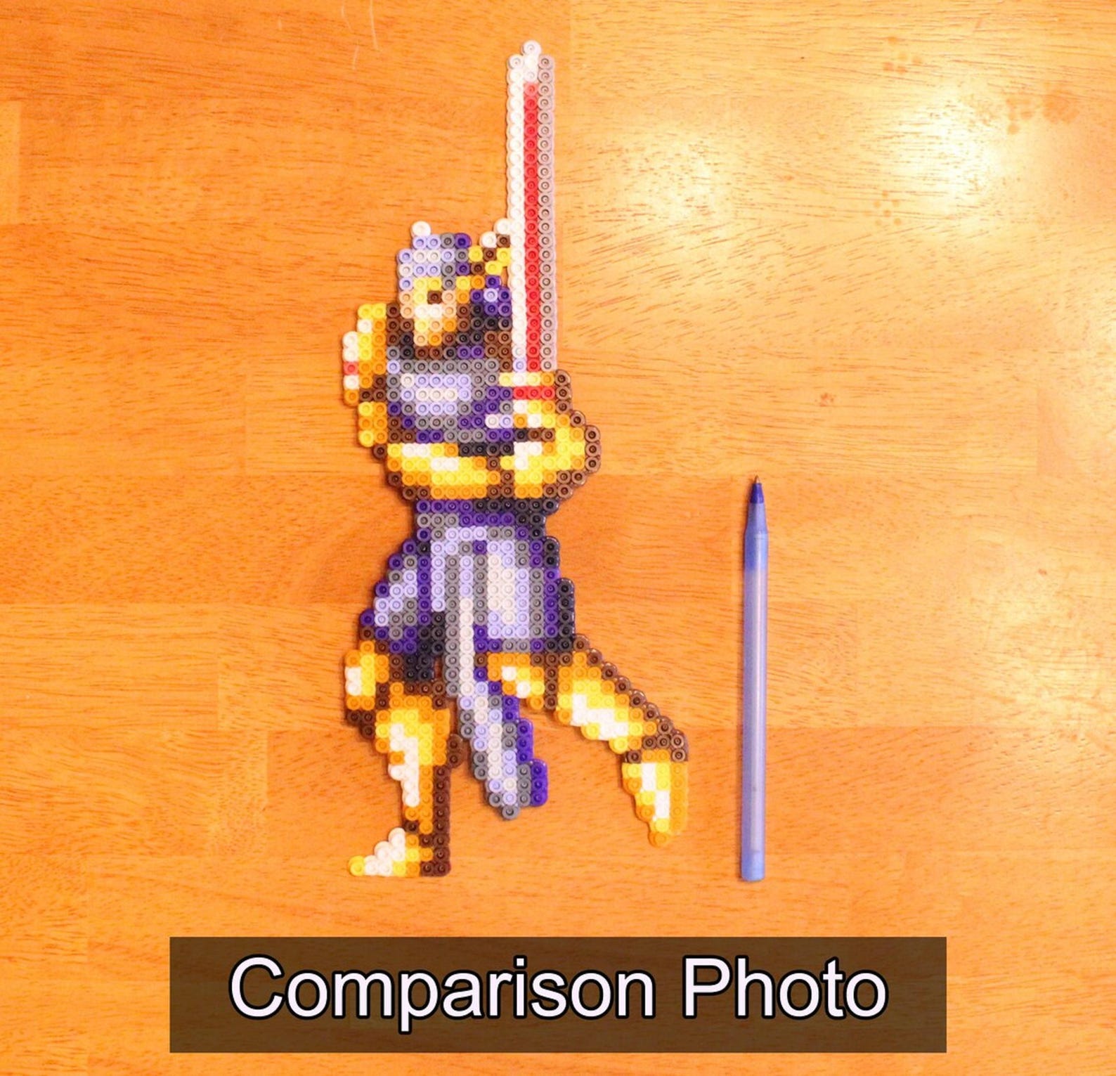 Actraiser Master Perler Bead Sprite | SNES 16-bit Pixel Art | Retro ...