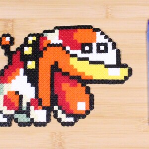 Yoshi's Island Poochy Pixel Art | Perler Bead Design | Mario Bros ...