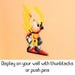 Super Sonic Pixel Bead Sprite | Sonic the Hedgehog | 16-bit Sega ...