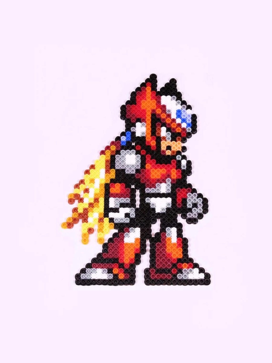 Mega Man X Zero Pixel Art | SNES Perler Bead Sprite | 16-bit Nintendo ...