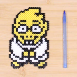 Alphys Perler Bead Sprite From Undertale | RPG Pixel Art Collectible ...