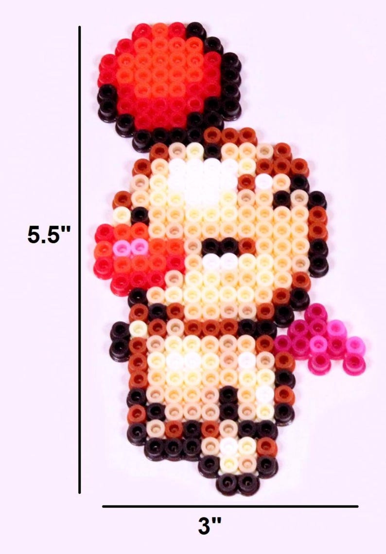 Kingdom Hearts Moogle Bead Sprite Artwork GBA Pixel Bead Character - Etsy