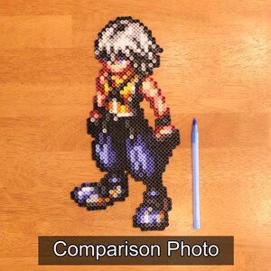 Riku Bead Sprite Creation | Kingdom Hearts Chain of Memories Pixel Bead ...