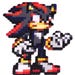 Shadow the Hedgehog Perler Bead Sprite, SA2, Sonic 3 Movie, Gaming Wall ...