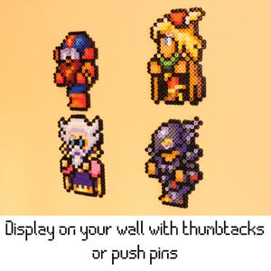 Final Fantasy 4 Bead Sprite Collection | SNES 16-bit Pixel Art Set - Etsy
