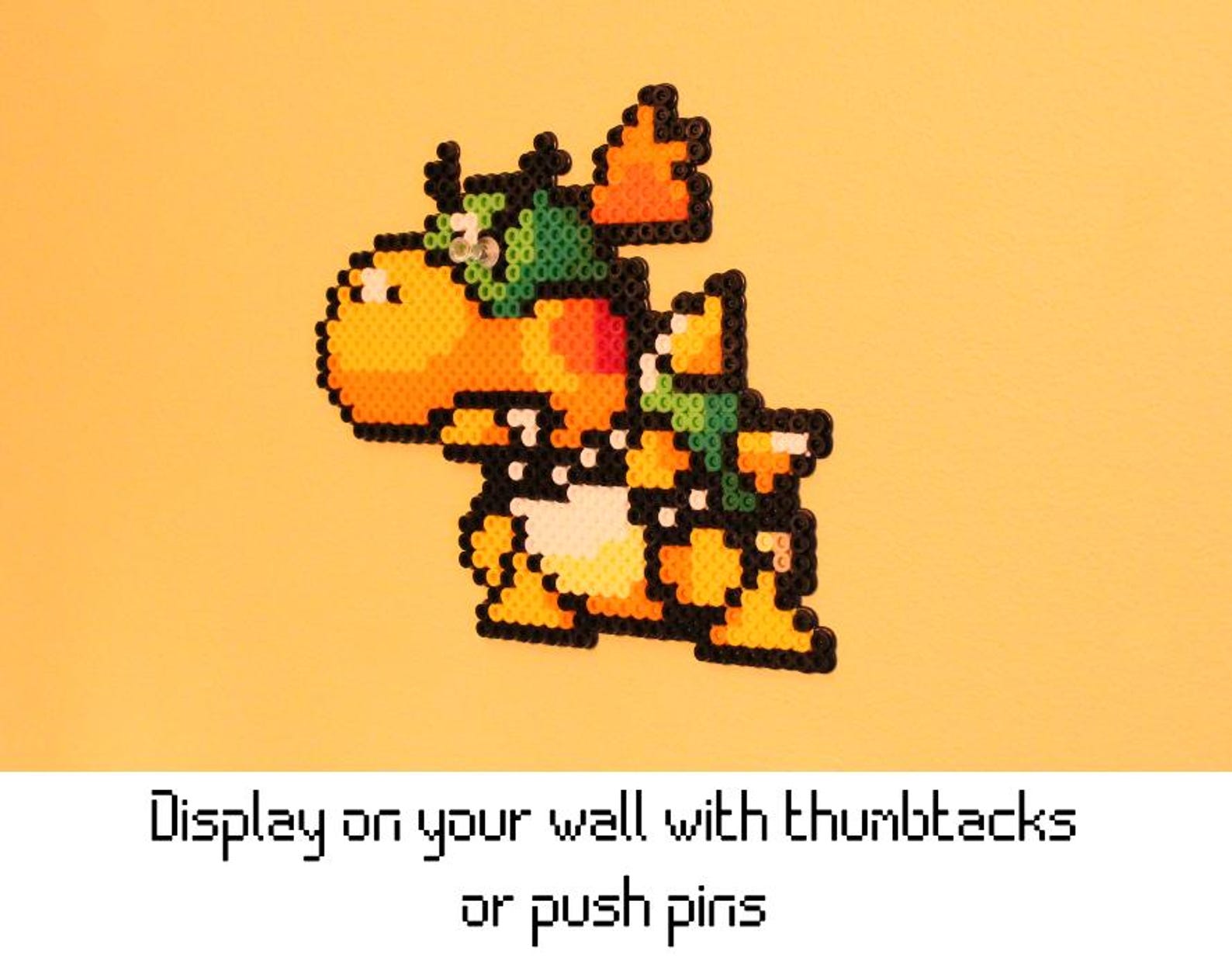 Yoshi's Island Baby Bowser Perler Bead Sprite, Super Mario World ...