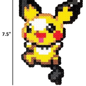 Pichu Pokemon Perler Bead Sprite, Pixel Art Figure, Gen 2 Baby Pokemon ...