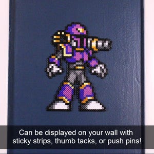 Perler Bead Art: Mega Man X Vile Sprite | 16-bit SNES Gaming Wall Art ...