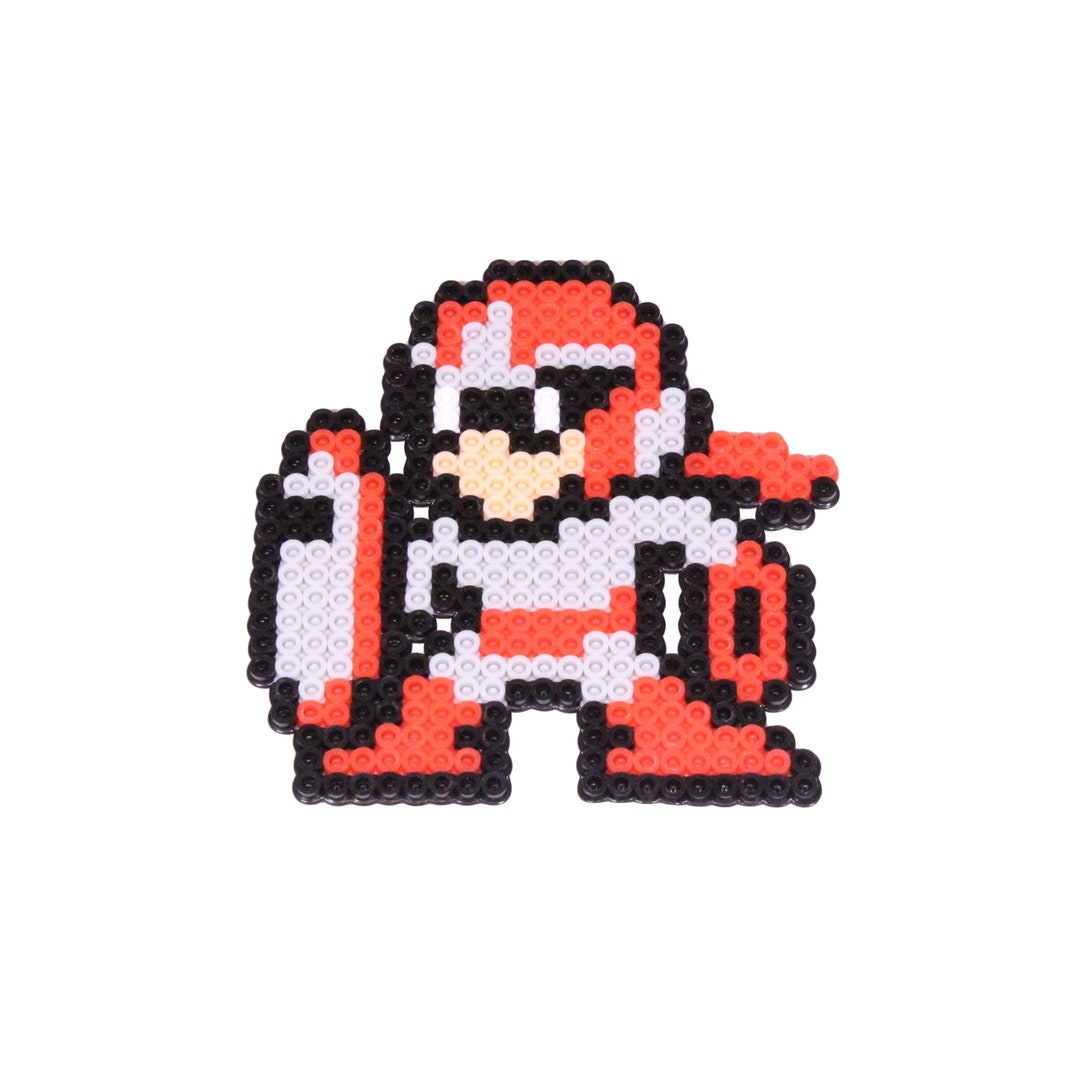 Mega Man 3 Proto Man Perler Bead Sprite, 8bit, Pixel Art, Pattern ...