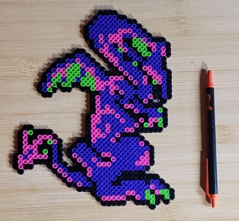 Metroid NES Ridley Boss Pixel Bead Sprite, 8-bit Perler Art, Nintendo ...
