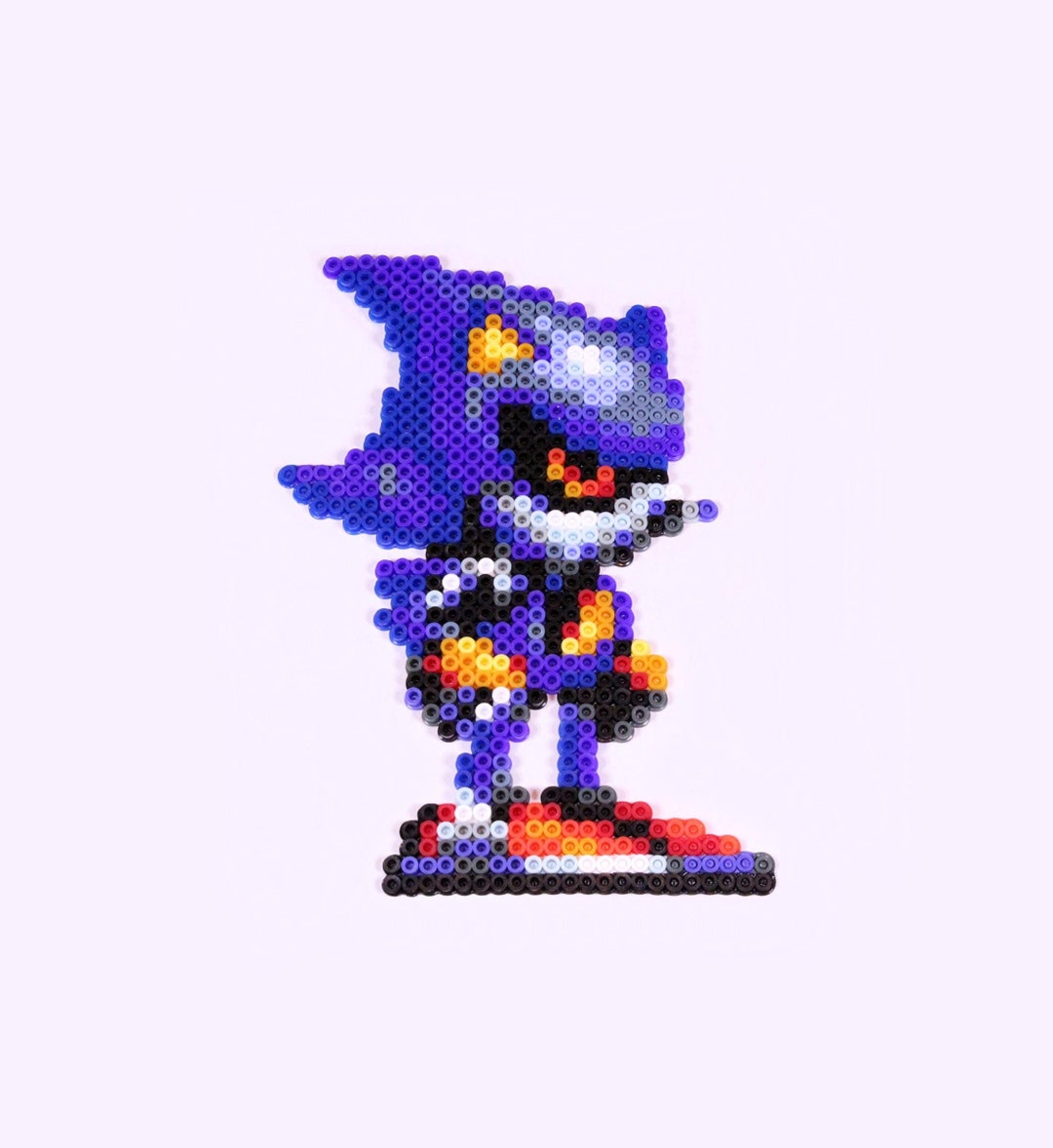 Sonic the Hedgehog Metal Sonic Bead Art | Pixel Sprite | Sega Genesis ...