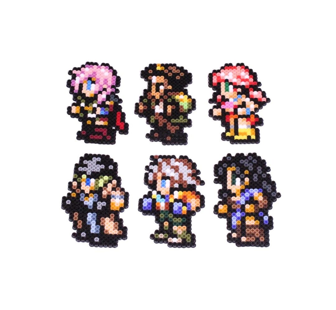 Final Fantasy 13 Party Members, FFXIII Perler Bead Set, Lightning, Snow ...
