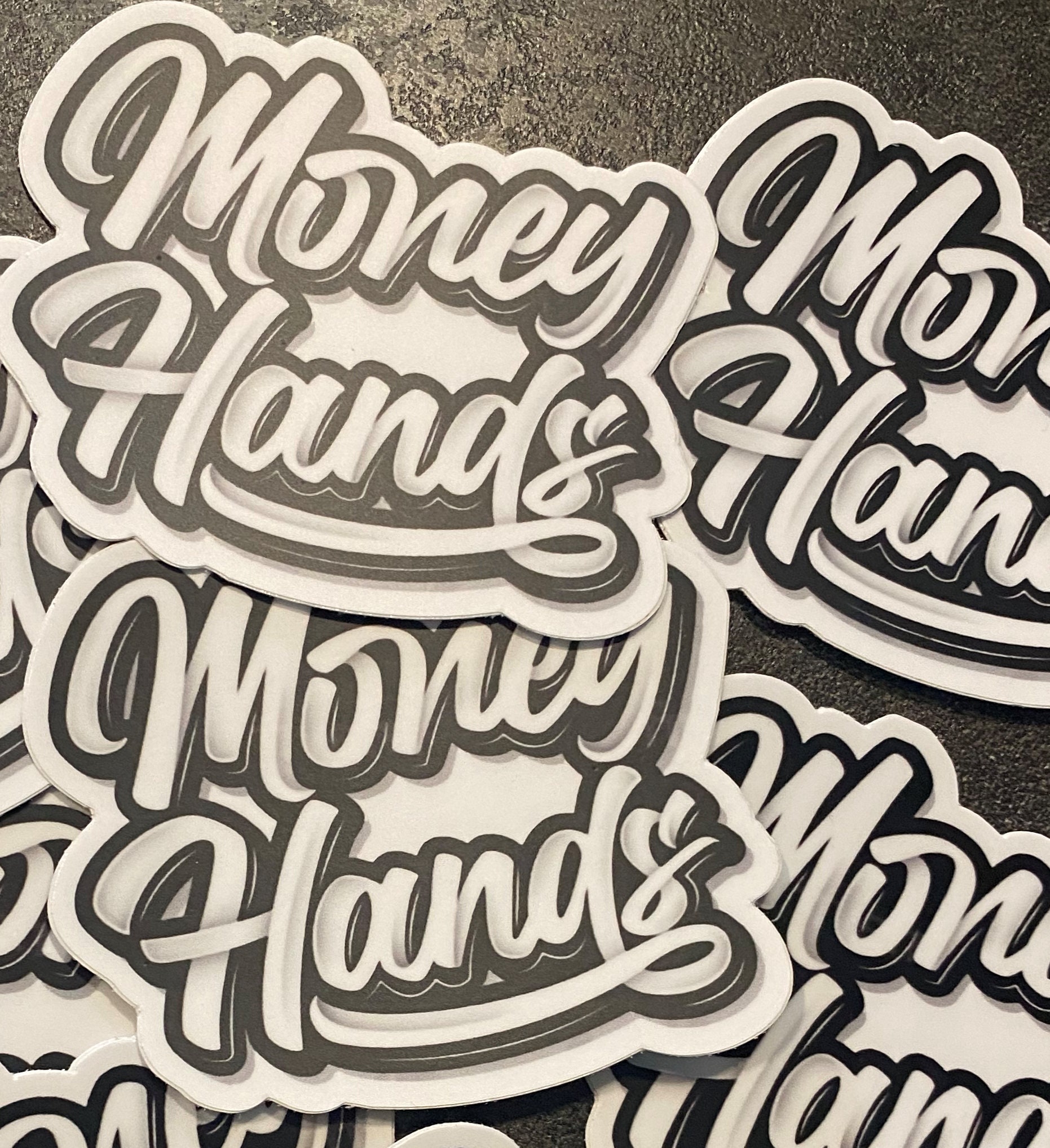Original Money Hands Sticker - Etsy
