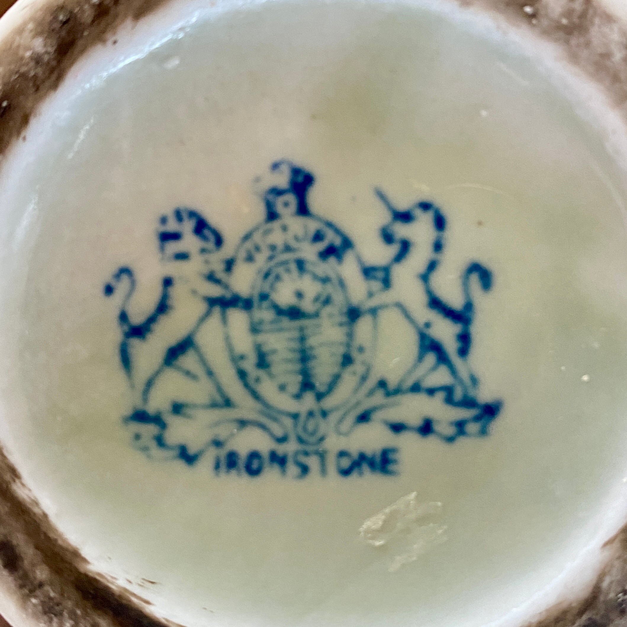 Victoria Ironstone Blue and White Vase - Etsy