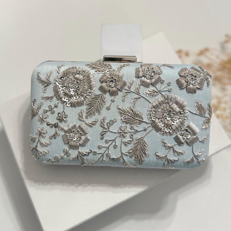Light Blue Clutch - Etsy