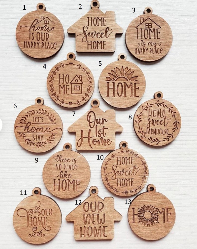 Our Home Keychains - Etsy