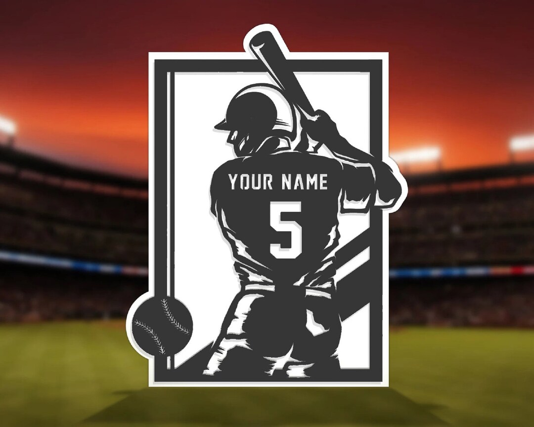 Custom Baseball/softball Sign | Personalized | Stadium | Sports - Etsy