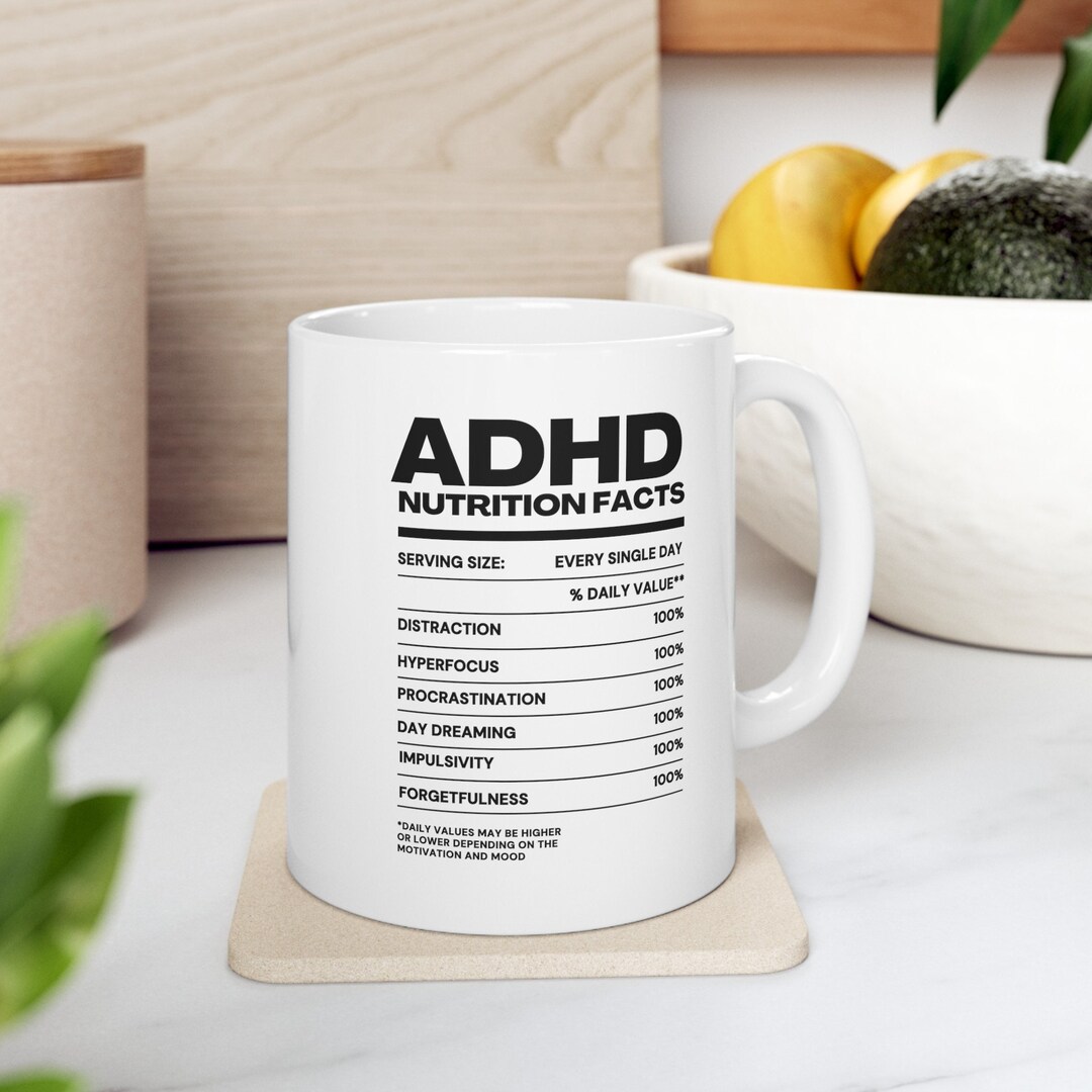 ADHD Cup-celebrate Minds Coffee Mug, Neurodiversity, Autism Awareness ...