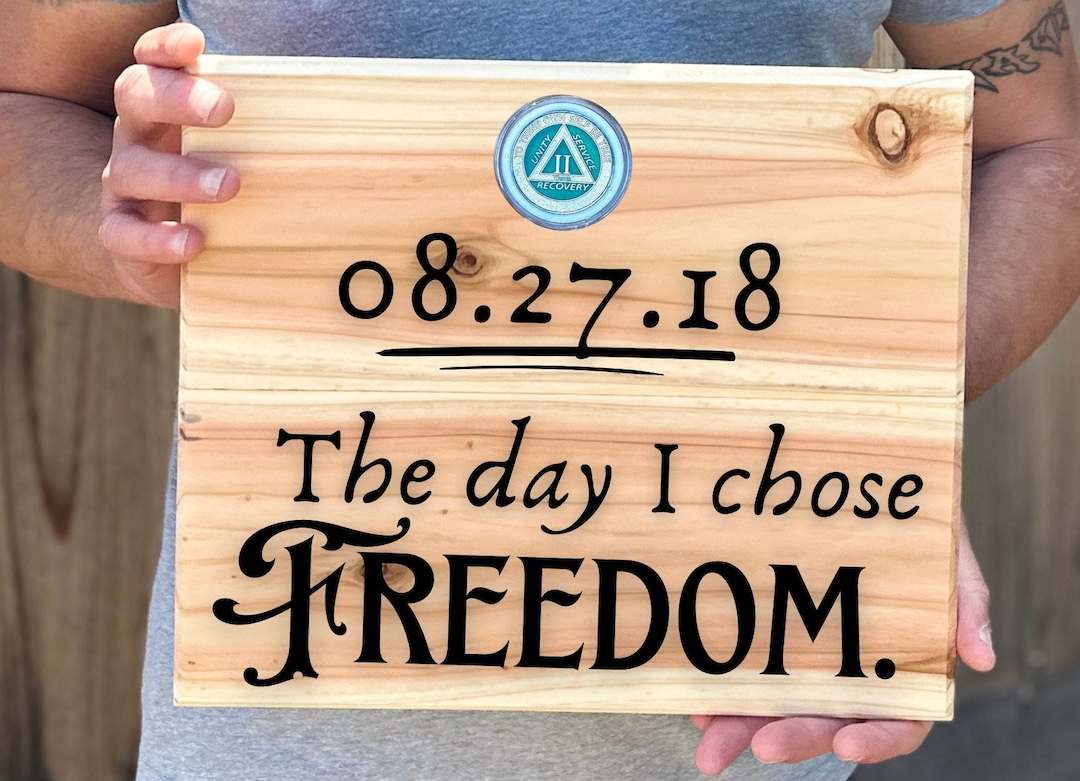 Sobriety Coin Display Board-medallion AA Gift-na Coin Gift-recovery ...
