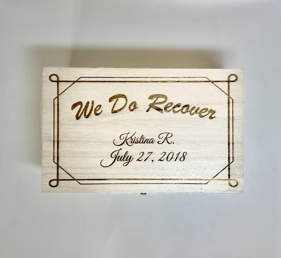 Sobriety Chip Box | Sobriety Gift | Sober Gift | Addiction Recovery ...