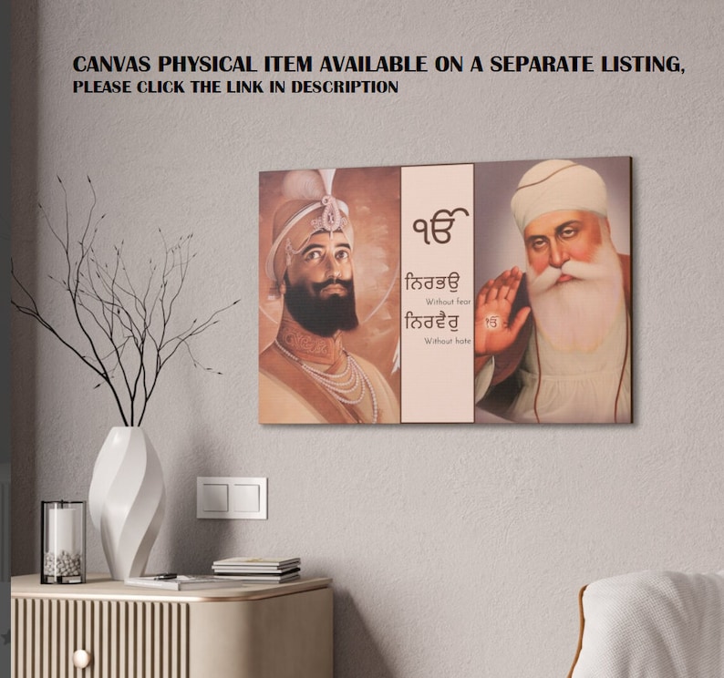 Guru Gobind Singh Ji | Guru Nanak Dev Ji | Sikh Art Printable| Digital ...