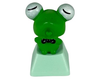 Blushing Frog Keycap Custom Artisan Cherry MX for Mechanical - Etsy