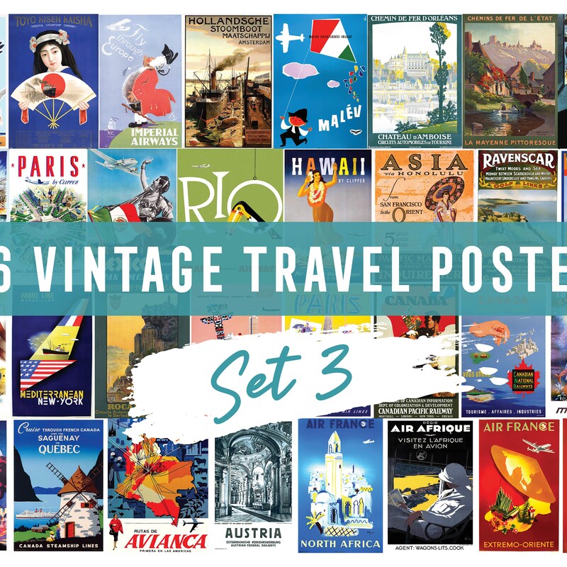 Vintage Travel Poster - Etsy