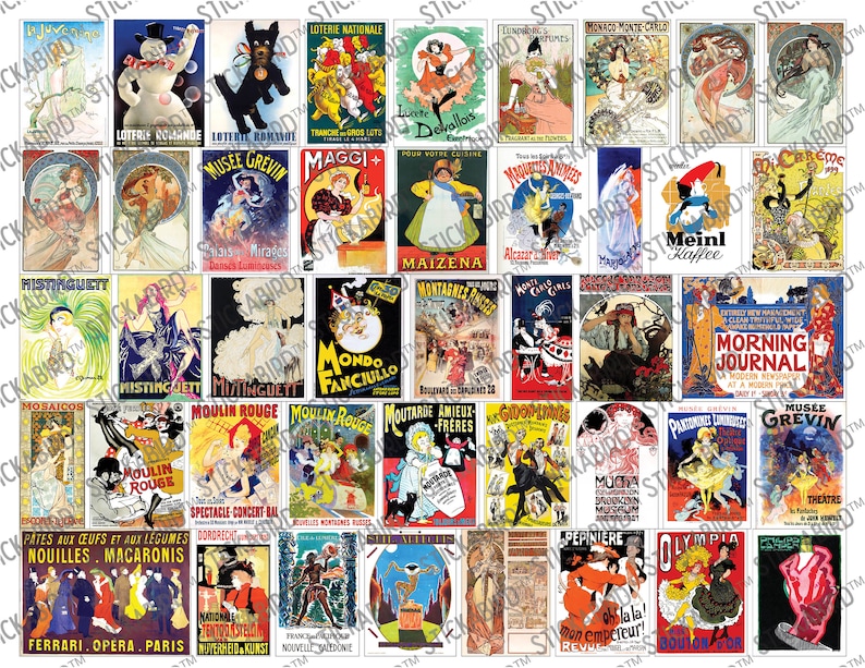 176 Golden Age Vintage Advertising Posters SET 2 L Golden Age Posters L ...