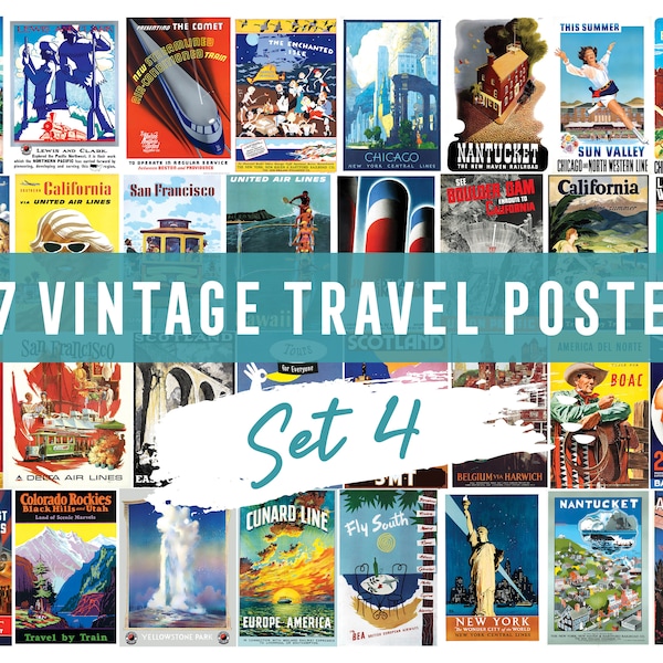 Vintage Travel Posters - Etsy