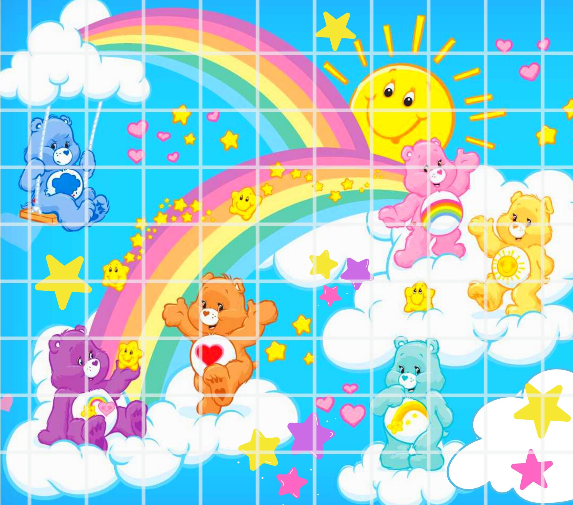 Care Bears Inspired Tumbler Wrap 20oz - Etsy