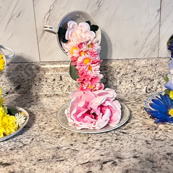 Tea Cup Centerpieces - Etsy
