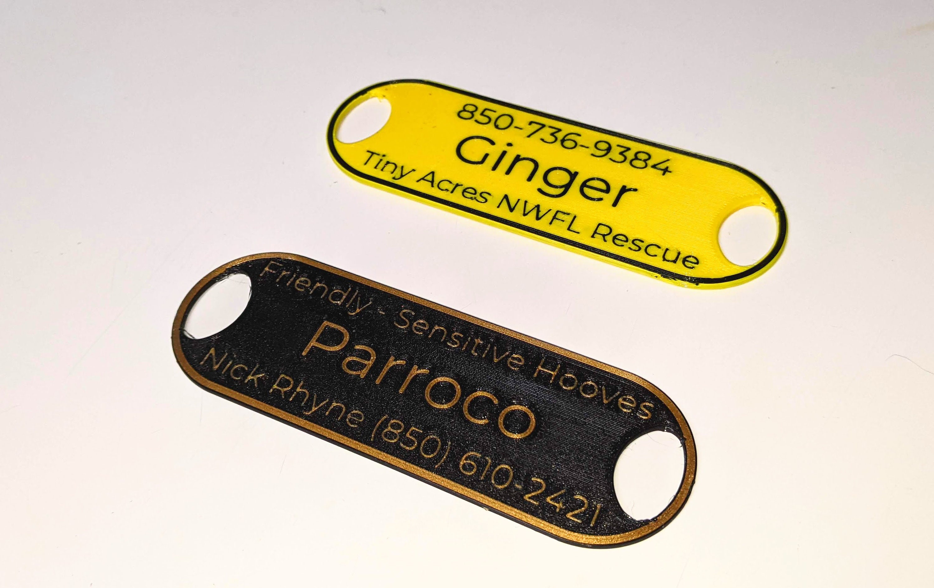 Horse Emergency Information Tag ICE Information Designed for - Etsy