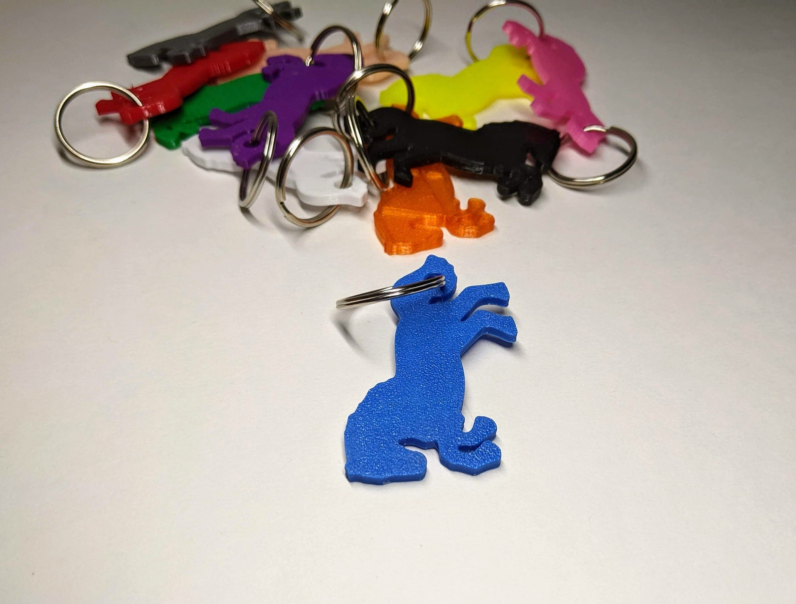 Horse Keychain - 3d Printed Key Tag - 25mm Ring Included - Etsy