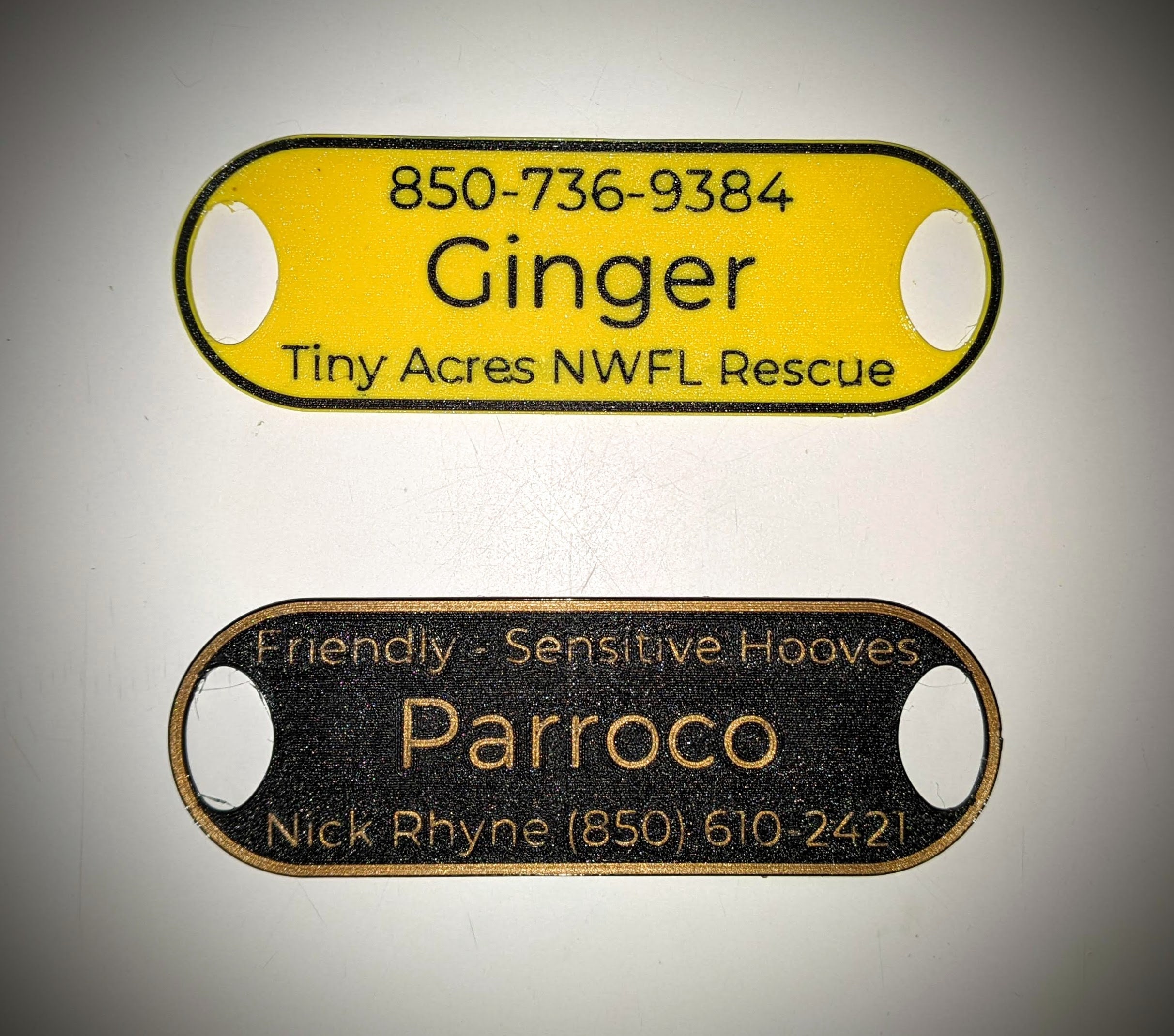 Horse Emergency Information Tag - ICE Information Designed for ...