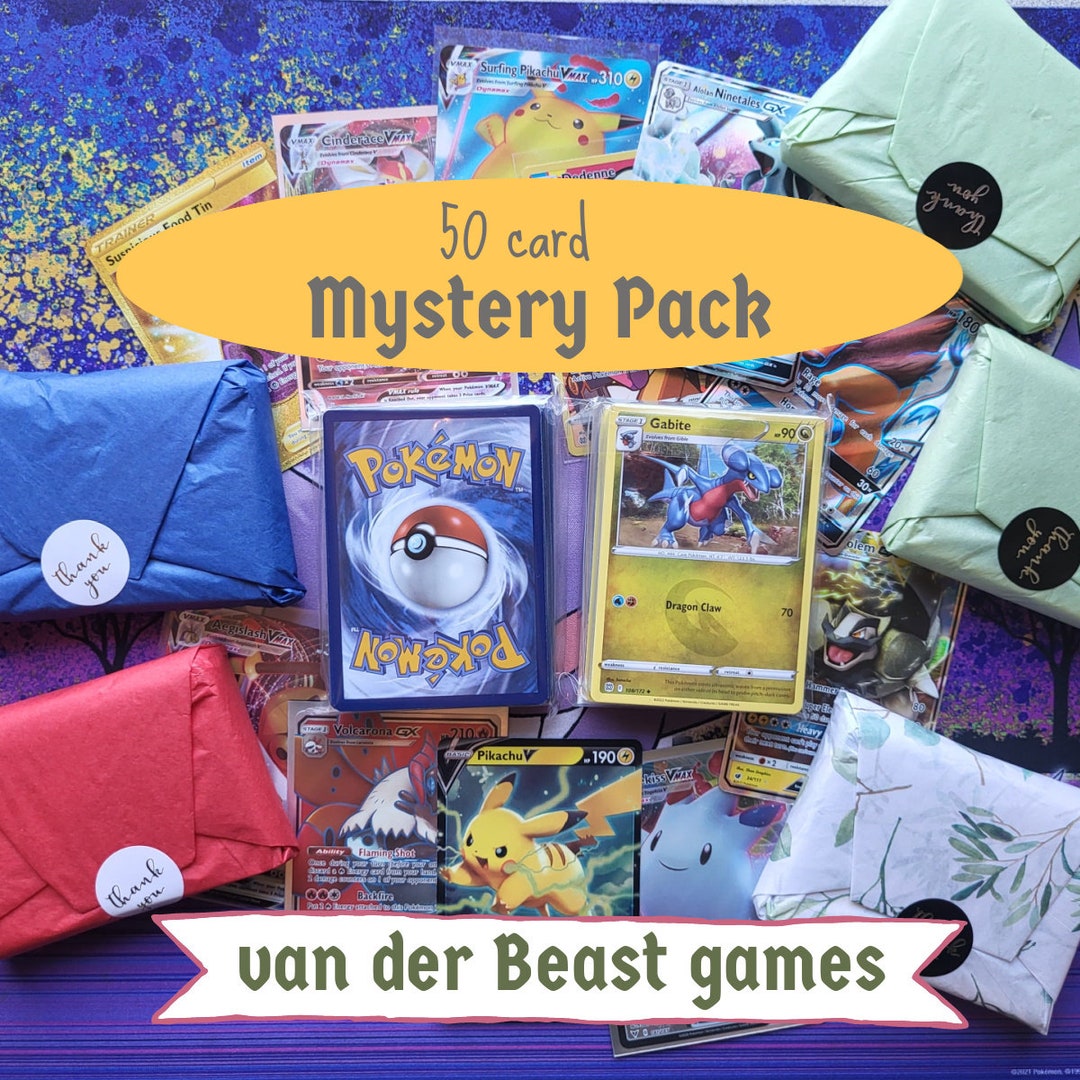 Pokemon Cards 50 Card Bulk Lot. Guaranteed V or Better in Each Sale. V ...