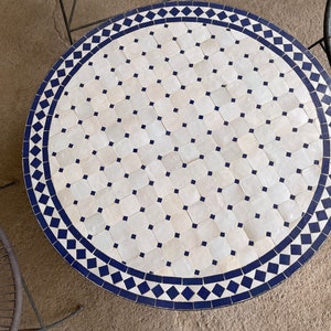 ROUND COFFE TABLE Custom Mosaic Coffee Table Outdoor - Etsy