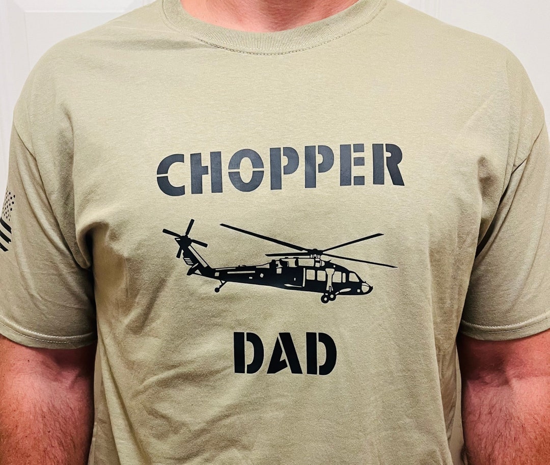 Chopper Dad Camiseta gráfica pantalones cortos piloto de helicóptero ...