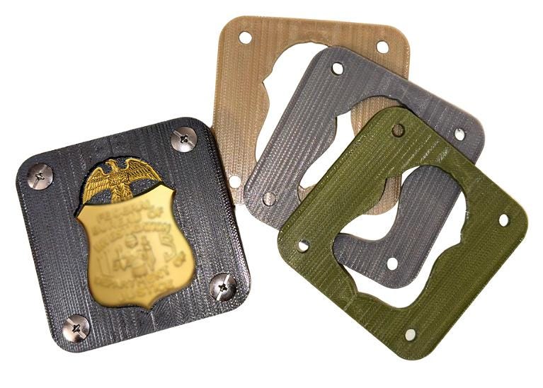 FBI Badge Holder (badge Shown in Holder as Example Only) - Etsy