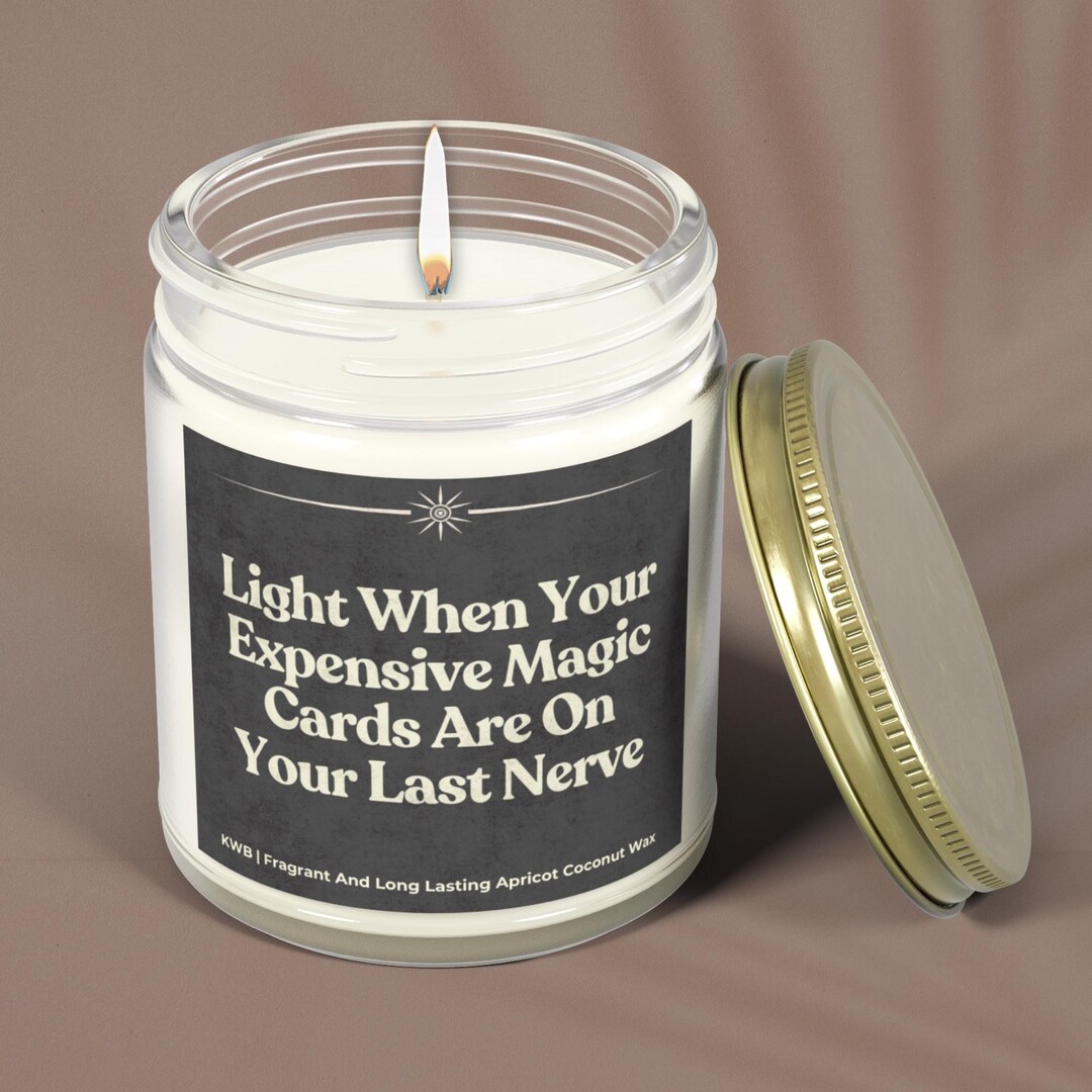 MTG Last Nerve Candle | Magic Cards, Magic the Gathering, RPG Gift for ...