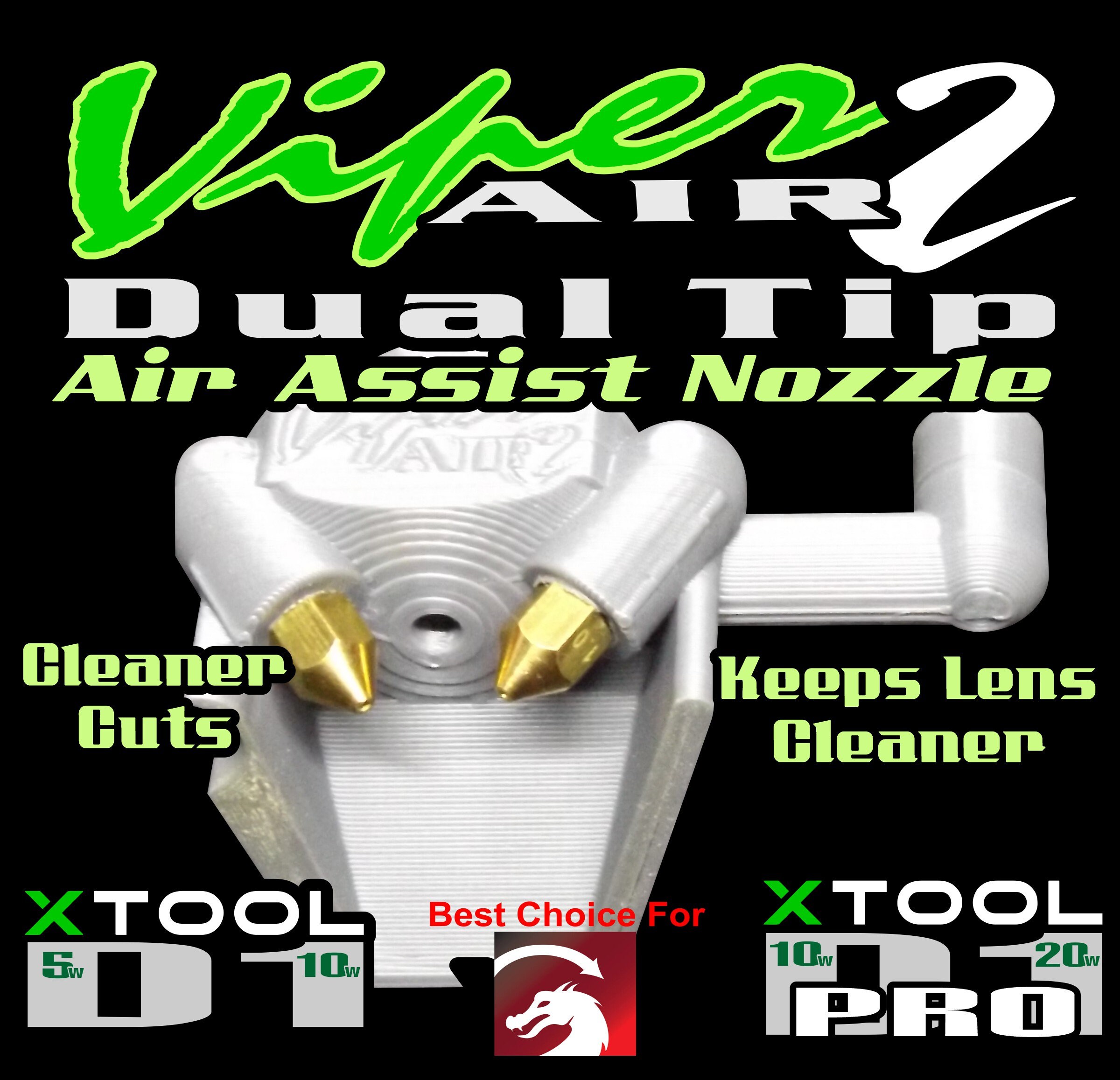 Viperair2 Xtool D1 Air Assist Nozzle - Etsy