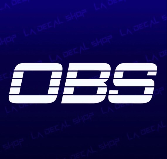 Obs Decal | Etsy
