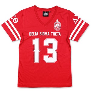 Delta Sigma Theta Football Jersey T Shirt - Etsy