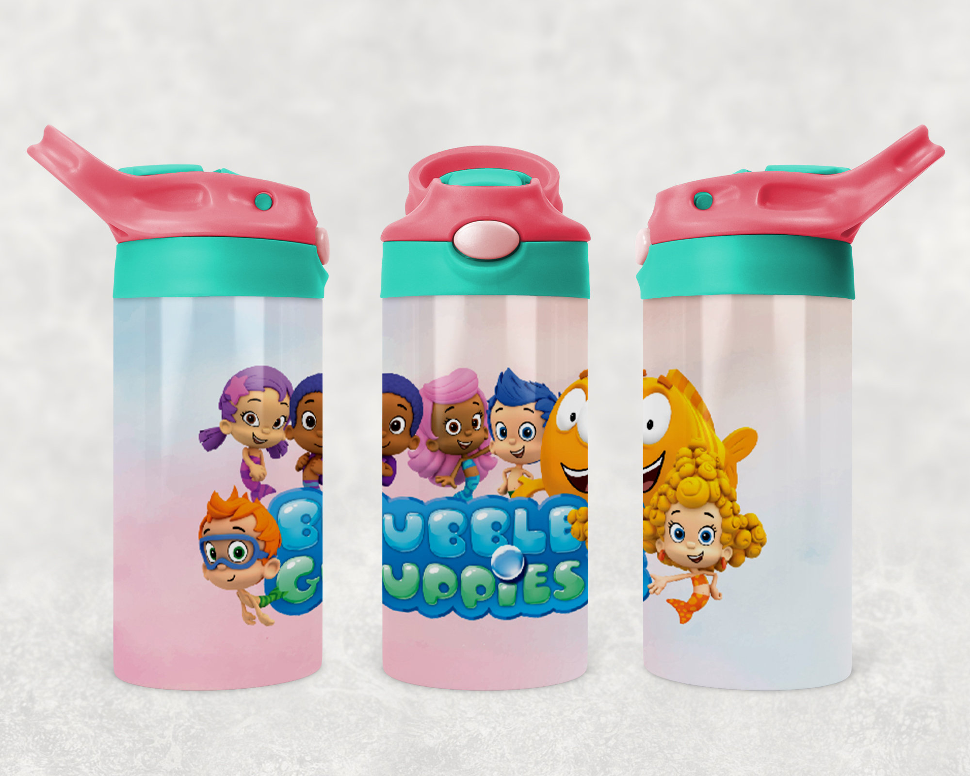 Bubble Guppies Sippy Cup-12oz Stainless Steel Cup-bubble Guppies ...