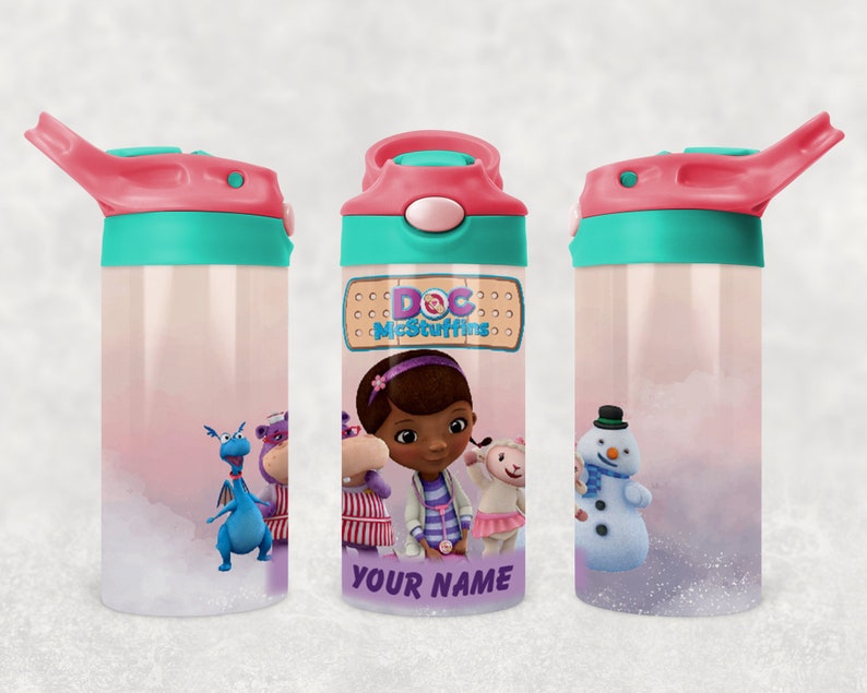 Doc Mcstuffins Personalized 12oz Sippy Cup-doc Mcstuffins Tumbler-doc ...