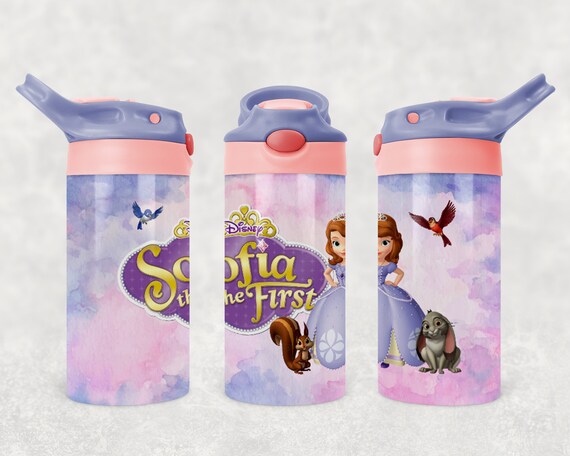 Sofia the First Water Bottle-kids 12oz Stainless Steel Sippy - Etsy