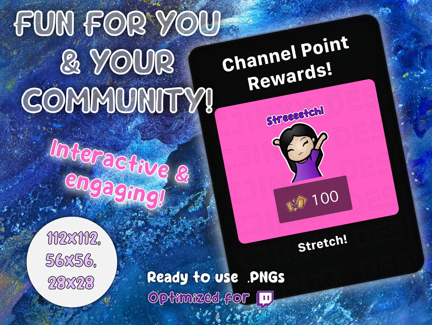 Twitch Icon Bundle, Black Hair Gal, Engage Your Community, Channel ...